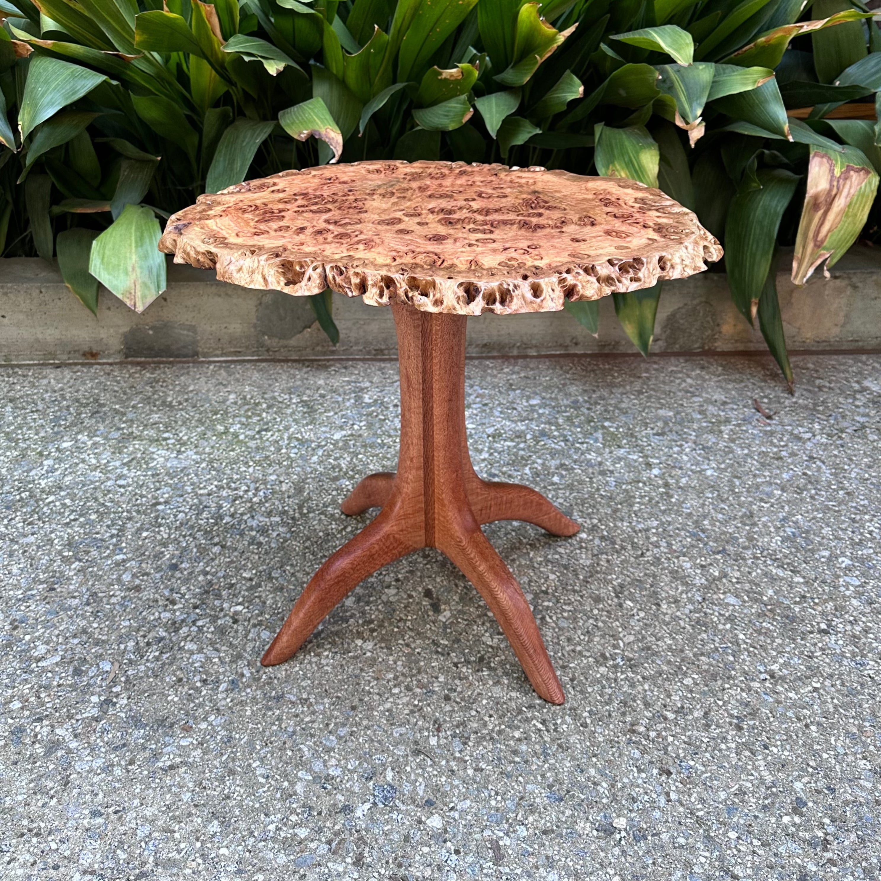 Bimble Box / Lacewood Pedestal Table – Sam Maloof Woodworker, Inc.